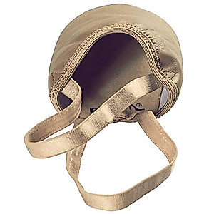 BAYSA Genuine Leather Half Sole Ballet Shoe Women Lyrical Shoes Dance Paw Dance Shoe Turning Shoes for Women and Girls(XL(10.5-12) US, Tan)