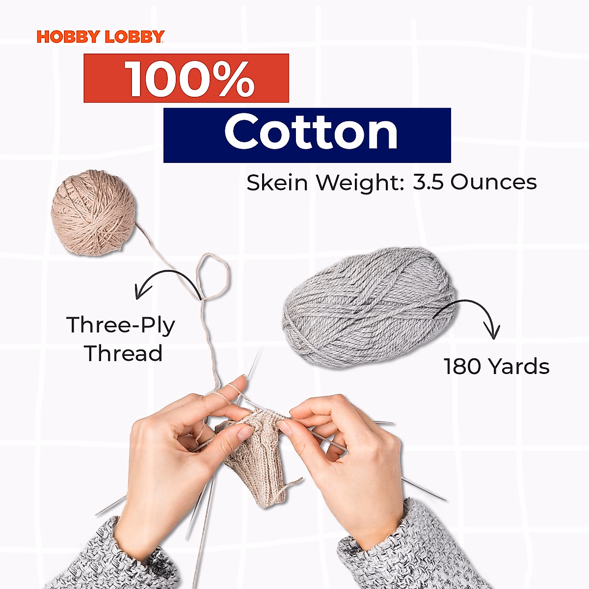 I Love This Cotton Medium Yarn for Crocheting & Knitting – Soft Yarn Skein – 180 Yards of 100% Cotton Yarn for Crocheting Blankets, Hats, & More – DIY Handcrafting Accessories