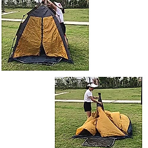 AyfeS Tent for Camping Hexagonal Camping Tent 3 4 Person Automatic Pop Up Family Tent with 2 Doors,Upf50 Waterproof for 4 Seasons Large Space for Picnic Outdoors