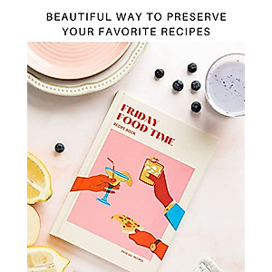 Blank Recipe Book to Write in your Own Recipes l Cute Empty Cook Books to Write in - 60+ Recipe Book Blank Cookbooks for Family Recipes - 8x6" Hardcover Recipe notebook to Write in Your Own Recipes