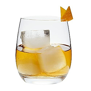 Juvale 12oz Whiskey Glasses, Double Old Fashioned Glasses for Scotch, Bourbon, Cocktails (Set of 6)