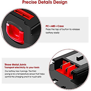 Upgraded to 3.6Ah Ni-Mh HPB18 Replacement for Balck and Decker 18 Volt Battery Compatible with Black and Decker 18V HPB18 244760-00 A1718 FS18FL FSB18 Firestorm 18 Volt Cordless Power Tools (Black)