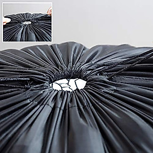 IWEIK Multipurpose Extra Large Laundry Bag Storage Bag (43"x55", Black)