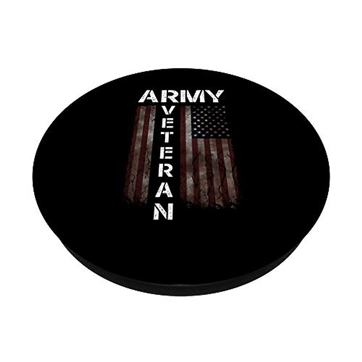 Cool American (USA) Flag - Proud Us Army Veteran Gift Idea PopSockets Grip and Stand for Phones and Tablets