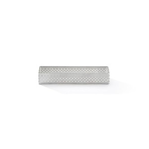 de Buyer Perforated Rectangular Tart Ring - 4.7” x 1.6” x 0.8” - Perfect for Baking Beautifully Crisp Tarts - Easy to Use & Clean - Made in France