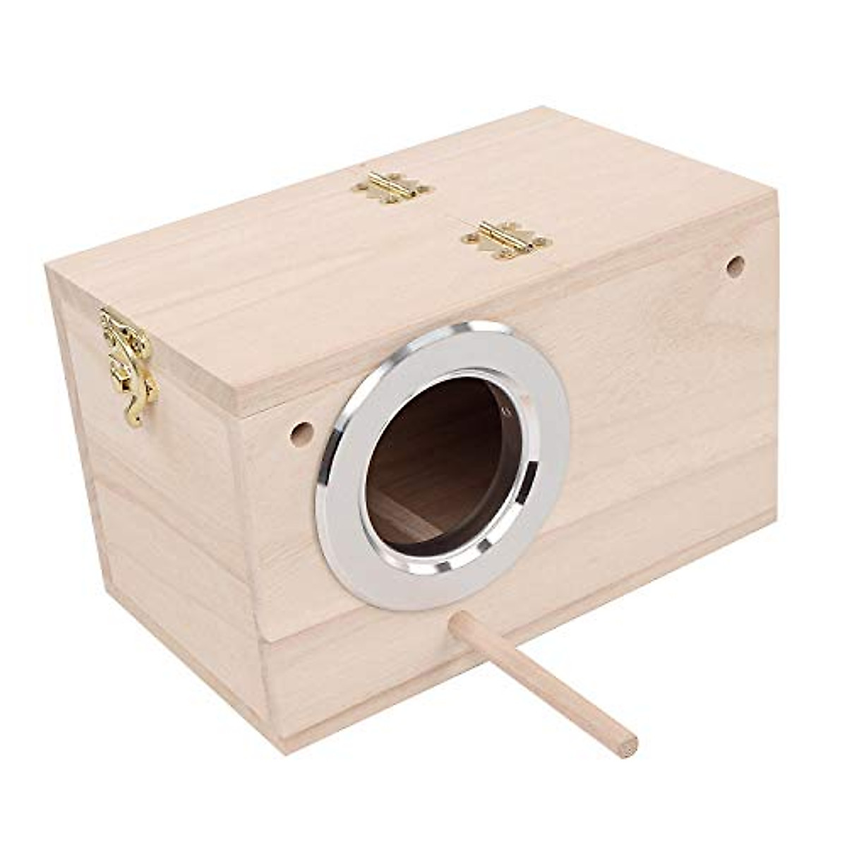 Rural365 Medium Parakeet Nesting Box Bird Breeding Box Parakeets Mating Nest for Budgie, Lovebird - 7.9 x 4.7 x 4.7 Inch