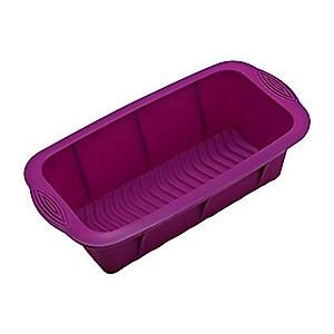 Tie Cake Pans 3 Bread Bread Loaf Silicone Non-Stick Rectangle Baking Pan Mold Kitchen，Dining Bar Kitchen Baking Pans