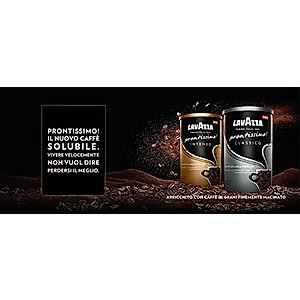 Lavazza: "Prontissimo! Intenso" Instant Coffee, Intense Taste 3.35 Ounces (95gr) Tin [ Italian Import ]