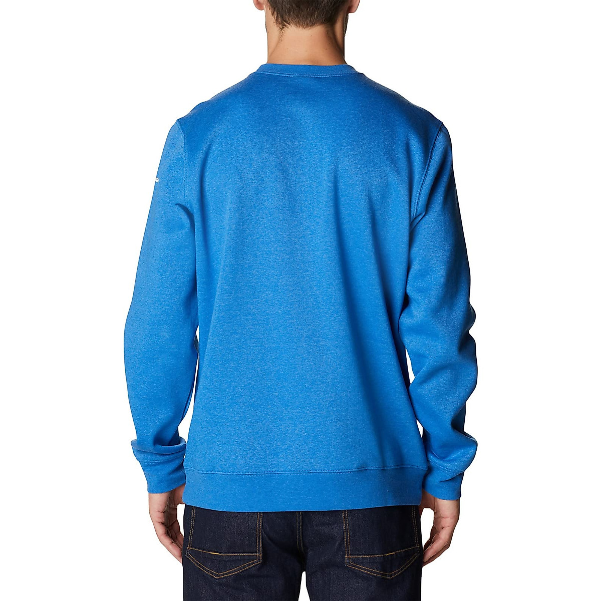 Columbia Men's Trek Crew, Bright Indigo Heather/CSC Stacked Logo, X-Large