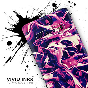 DesignSkinz Blurred Abstract Flow V22 Protective Vinyl Decal Wrap Skin Cover Compatible with The Samsung Galaxy S20 (Screen Trim & Back Glass Skin)