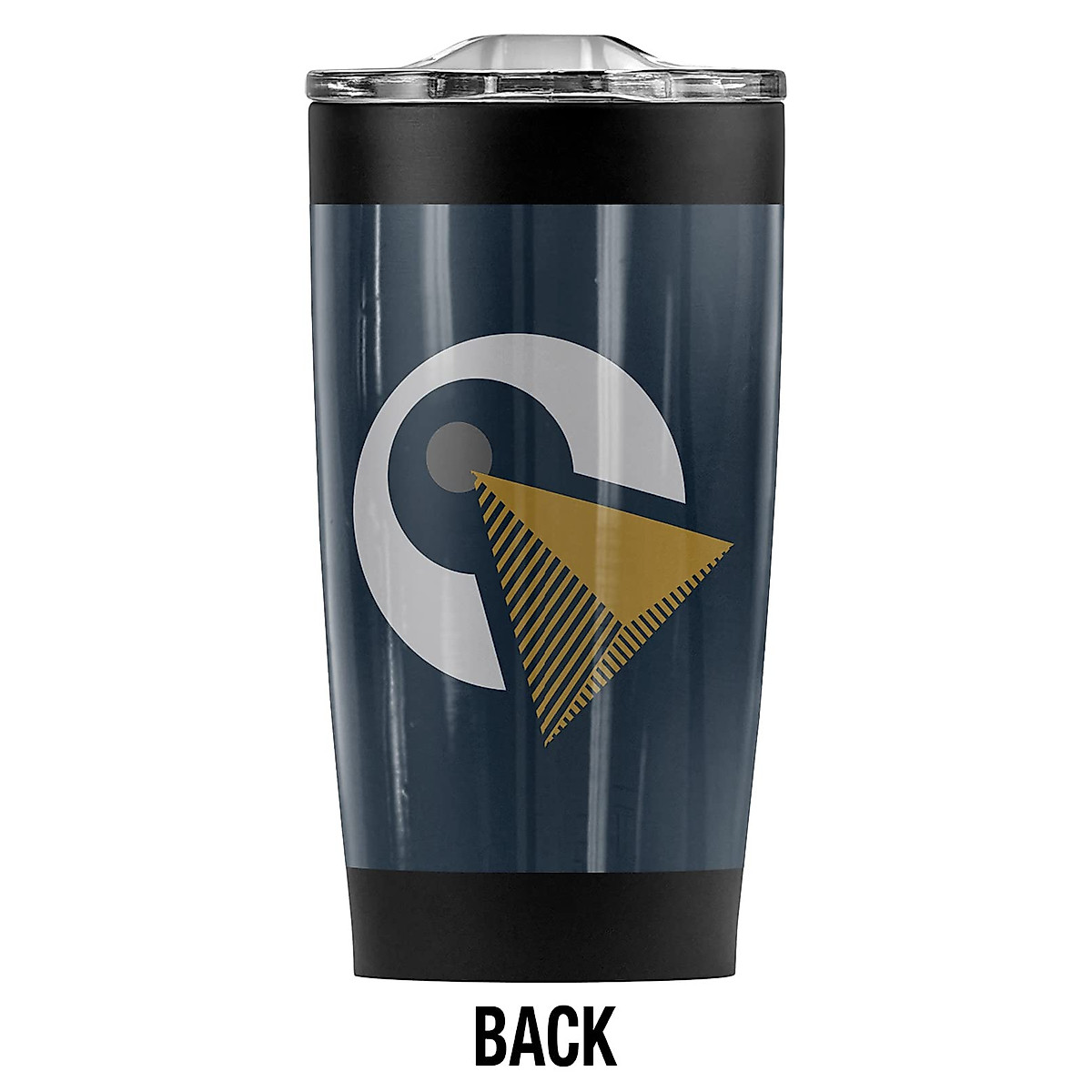 LOGOVISION Star Trek Vulcan Idic Symbol Stainless Steel Tumbler 20 oz Coffee Travel Mug/Cup, Vacuum Insulated & Double Wall with Leakproof Sliding Lid | Great for Hot Drinks and Cold Beverages