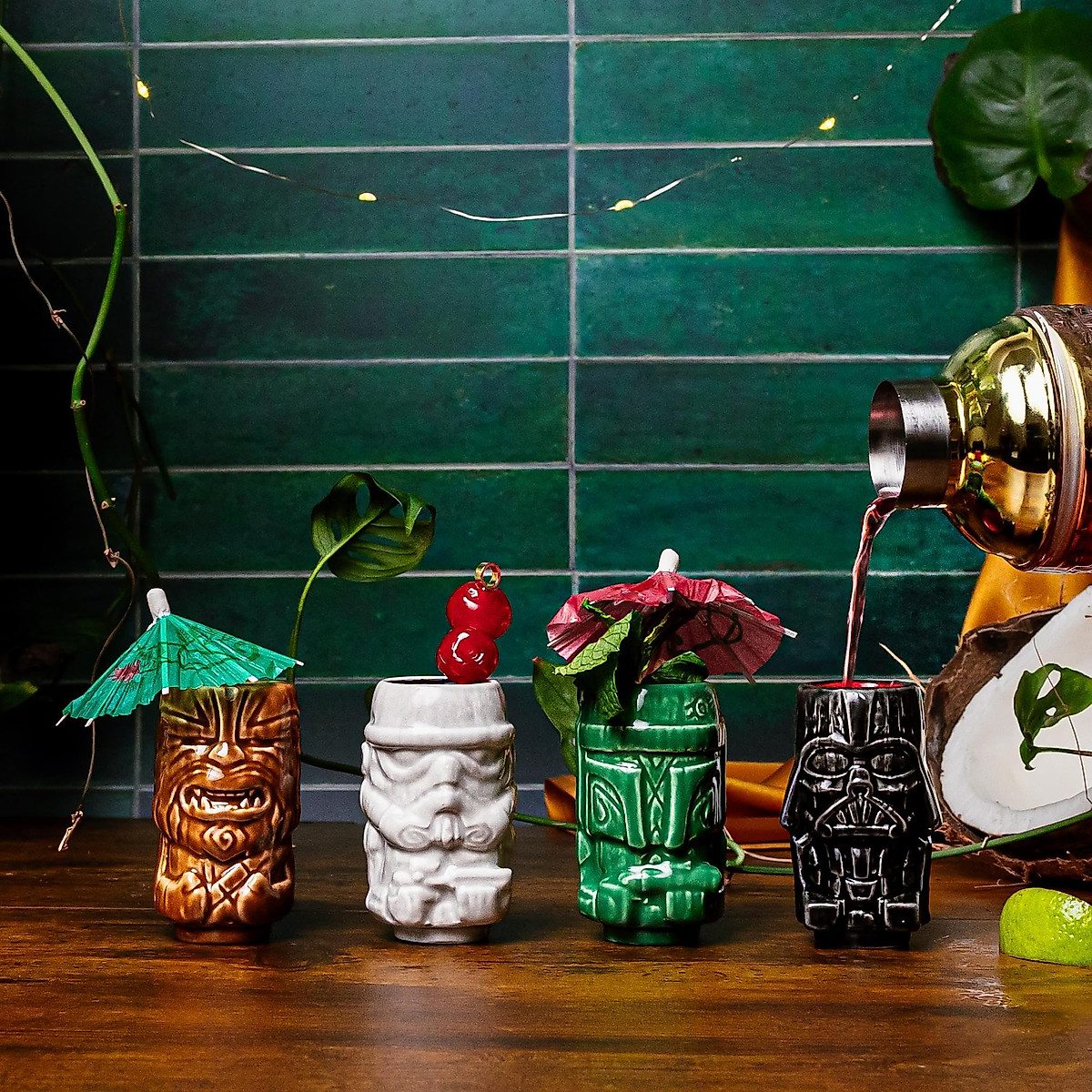 Geeki Tikis Star Wars Ceramic Mini Muglet 4-Pack | Each Holds 2 Ounces