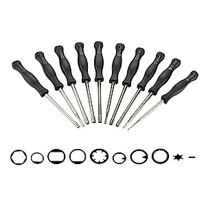 10 Pcs Carburetor Adjustment Tool Screwdriver Kit for Common 2 Cycle Carburator Adjusting Small Engine Carb Tune up Adjusting Tool - Carb Tool Kit, Carburetor Adjuster Tool