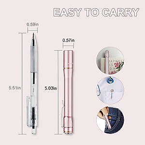 LUMINTOP IYP365 LED Penlight, Super Bright High Color Rendering Nichia LED Aluminum Alloy Pen Light for Diagnostic, IPX-8 Waterproof, 3 Modes, Powered by 2AAA Battery