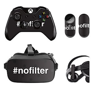 MightySkins Skin Compatible with Oculus Rift CV1 – No Filter | Protective, Durable, and Unique Vinyl Decal wrap Cover | Easy to Apply, Remove, and Change Styles | Made in The USA