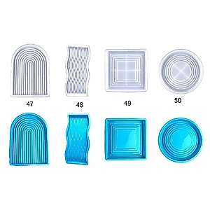 Decorative Tray Resin Mould,Jewelry Tray Silicone Mold for Epoxy Resin,Fruit Plate Tray Resin Casting Mold