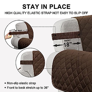 RHF Reversible Sofa Cover, Couch Covers for Dogs, Couch Covers for 3 Cushion Couch, Couch Covers for Sofa, Couch Cover, Sofa Covers for Living Room,Sofa Slipcover,Couch Protector(Sofa:Chocolate/Beige) Large