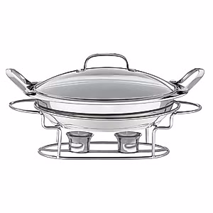 Cuisinart 7BSR-28 Stainless 11-Inch Round Buffet Servers , Silver