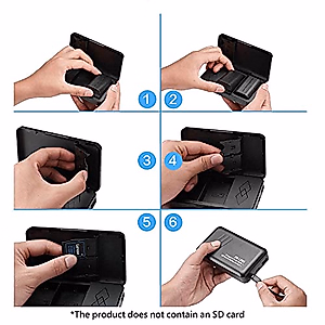 JYJZPB LP-E6N LP-E6 Battery Charger Case, 2 Pack LP-E6N Batteries fit for Canon 5D Mark II, III, 5D Mark IV, 5DS, 5DS R, 60D, 6D Mark II, 7D, 7D Mark II, 70D, 80D Digital Cameras