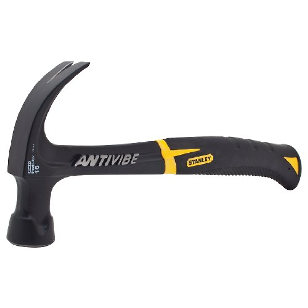 Stanley 51-162 16 oz FatMax Xtreme AntiVibe Curve Claw Nailing Hammer