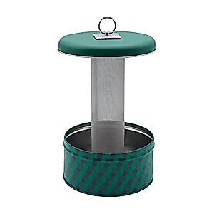 Chameleon Feeding Bowl,Hookable Lizard Feeder with Metal Mesh Column for Prey to Climb and Move,Suitable for Lizard, Iguana, Gecko,Bearded Dragon