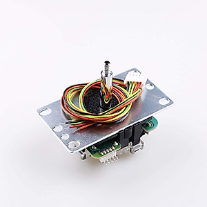 SANWA JLF-TP-8YT Arcade Joystick (White Ball Top) - Premium, High Precision, Responsive Controls, Multi-Platform Compatible - Ideal for Gaming Enthusiasts, for Arcade Jamma Game 4 & 8 Way Adjustable