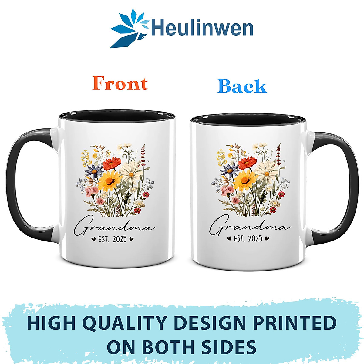 First Time Grandma Est 2025 Gifts, You're Going To Be Grandma, Mom Promoted To Grandma Mug, 1st Time Grandmother Gift, Soon To Be Grandma Gifts, New Grandma Gifts, Baby Announcement Gifts For Grandma