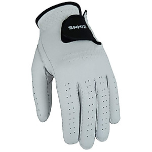 SAHIZ Genuine Cabretta Leather Golf Gloves Men Left Hand Single Value Pack Premium Feel Fit and Comfort. (Cadet Large, Left Handed)
