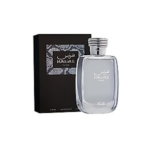 RASASI Hawas EDP 100ml(3.4 oz) | Long-Lasting Pour Homme Spray, Aquatic Scent Designed to Embody Masculine Strength and Vigor (Hawas for Him)