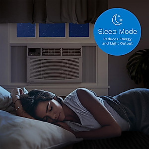hOmeLabs Window Air Conditioner 8000 BTU - Energy Efficient, Digital Thermostat, Remote Control - Ideal for Rooms up to 350 Square Feet
