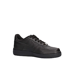 Nike Air Force 1 Big Kids Style Shoes 314192, Black/Black, 6