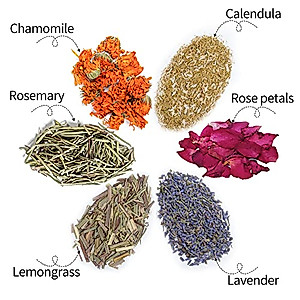 YIFULOWA Chicken Nesting Box Herbs 20oz Vacuum-Packed, Natural 6 Dried Herbs for Chicken Coop Freshness, Healthy Hens, Optimal Egg Production and Reduced Stress