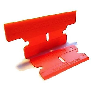 MINISCRAPER Plastic Razor Blades,T-2 Blade 50% Wider 10 Pack