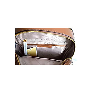 Michael Kors Abbey Jaycee Medium Backpack Vanilla Multi MK Signature