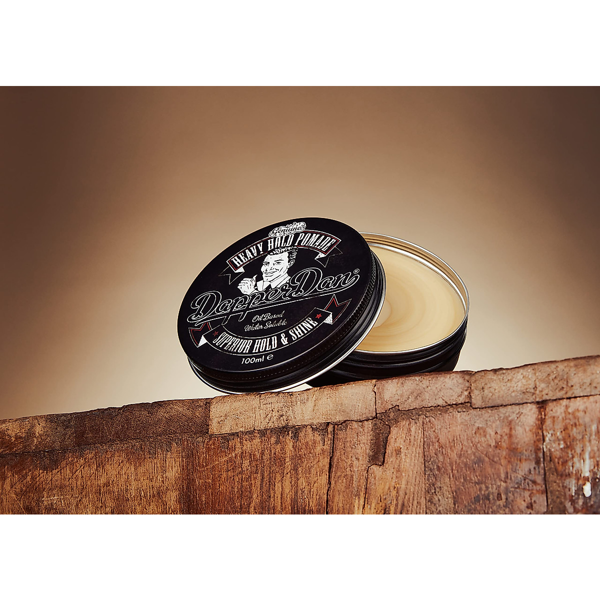 Heavy Hold Pomade By Dapper Dan, Superior Hold, Petrolatum Free, No Build Up, Liquorice & Vanilla Fragrance 100ml