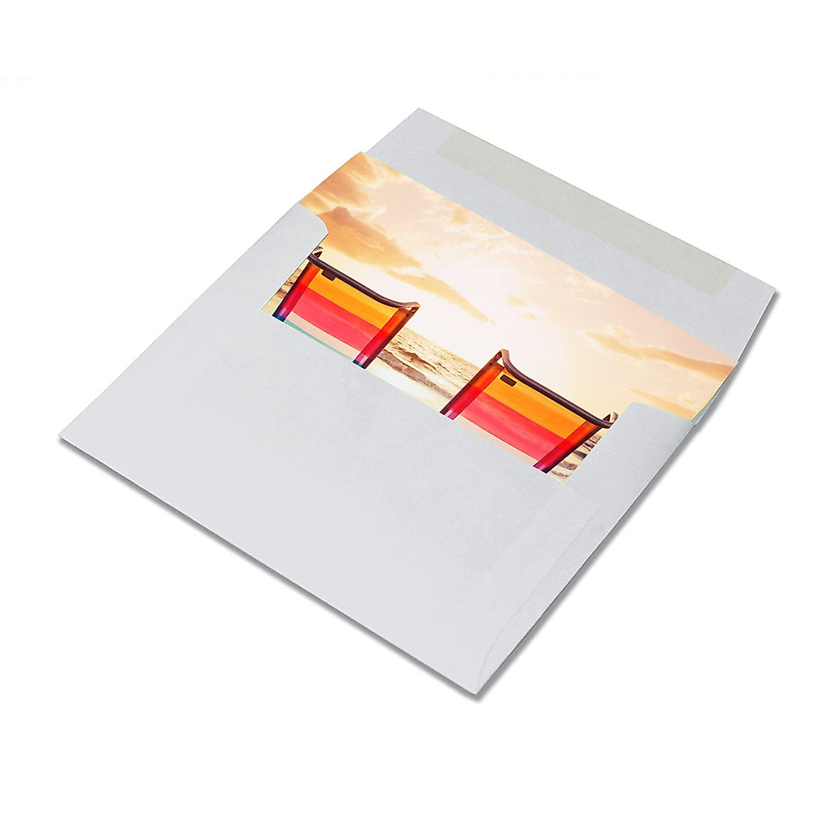 Small World Greetings Beach Note Cards 24 Count - Blank Inside with Envelopes - A2 Size (5.5" x 4.25") - Perfect All Occasion Beach Stationery for Thank You, Birthday, and More