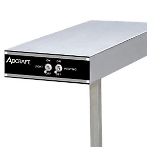Adcraft IDW-940W Infrared Electric French Fry Food Warmer Display with Raised Base, Countertop, Stainless Steel, 120v