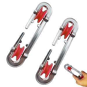 Laqerjc Clotheslines Clothesline Spreader 2Pcs Aluminium Heavy Duty Outdoor Clothes Line Separator Pulley for Long Clothesline and Heavy Loads