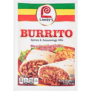 Lawry's, Spices & Seasonings Burrito, 1.5 Ounce