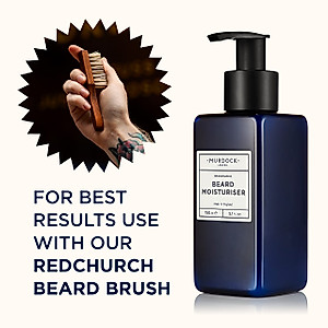 Murdock London Beard Moisturiser - Hydrating Beard Lotion Made of Natural Oil for Dry Facial Hair - 150ml