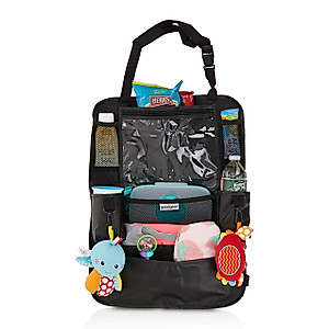 Good Gear Deluxe Back Seat Organizer with Tablet Holder Mesh Pockets and Hooks, Adjustable