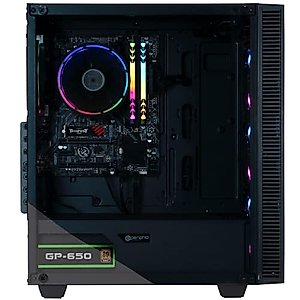 Periphio Terra Prebuilt Gaming PC - AMD Radeon Vega 8 Graphics | Ryzen 7 5700G (4.6GHz Turbo) | 1TB M.2 NVMe SSD | 16GB DDR4 RAM | Windows 10 Gaming Desktop Computer | WiFi + BT