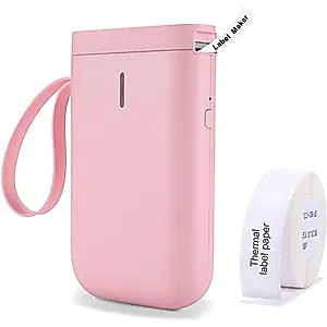 NIIMBOT Label Maker Machine with Tape D11 Portable Wireless Connection Label Printer Portable Wireless Mini Label Printer for Home Office Business Supplies