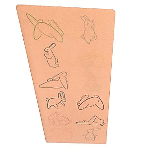 Constructive Playthings Bunny Cork Yoga Mat, Yoga Mat for Home and Classroom, Eco-Friendly Yoga Mat for Kids, Ages 3 Years & Older