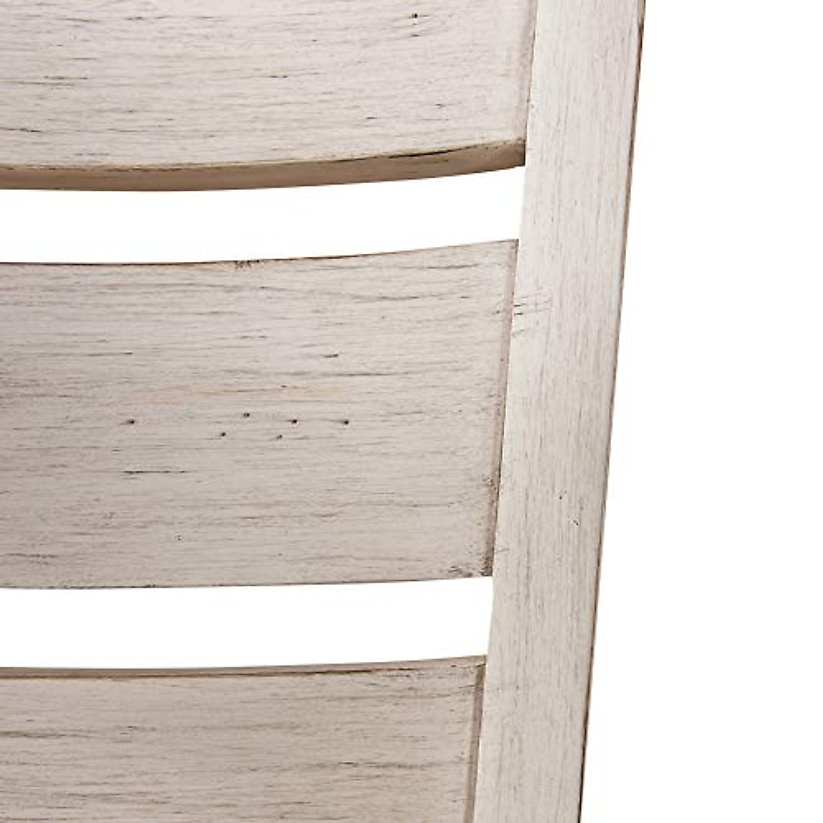 Liberty Furniture Industries Farmhouse Reimagined Ladder Back Counter Chair, W18 x D24 x H42, White