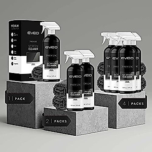 Screen Cleaner Spray (16oz) - Large Screen Cleaner Bottle - TV Screen Cleaner, Computer Screen Cleaner, for Laptop, Phone, Ipad - Computer Cleaning kit Electronic Cleaner - Microfiber Cloth Wipes