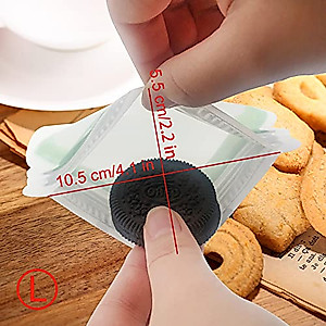 Enkrio 20 Pack Reusable Mason Jar Bags Reusable Mason Jar Ziplock Bags Food Storage Bag for Kitchen Food Snack Sandwich Leakproof Snacks Food Saver Bags