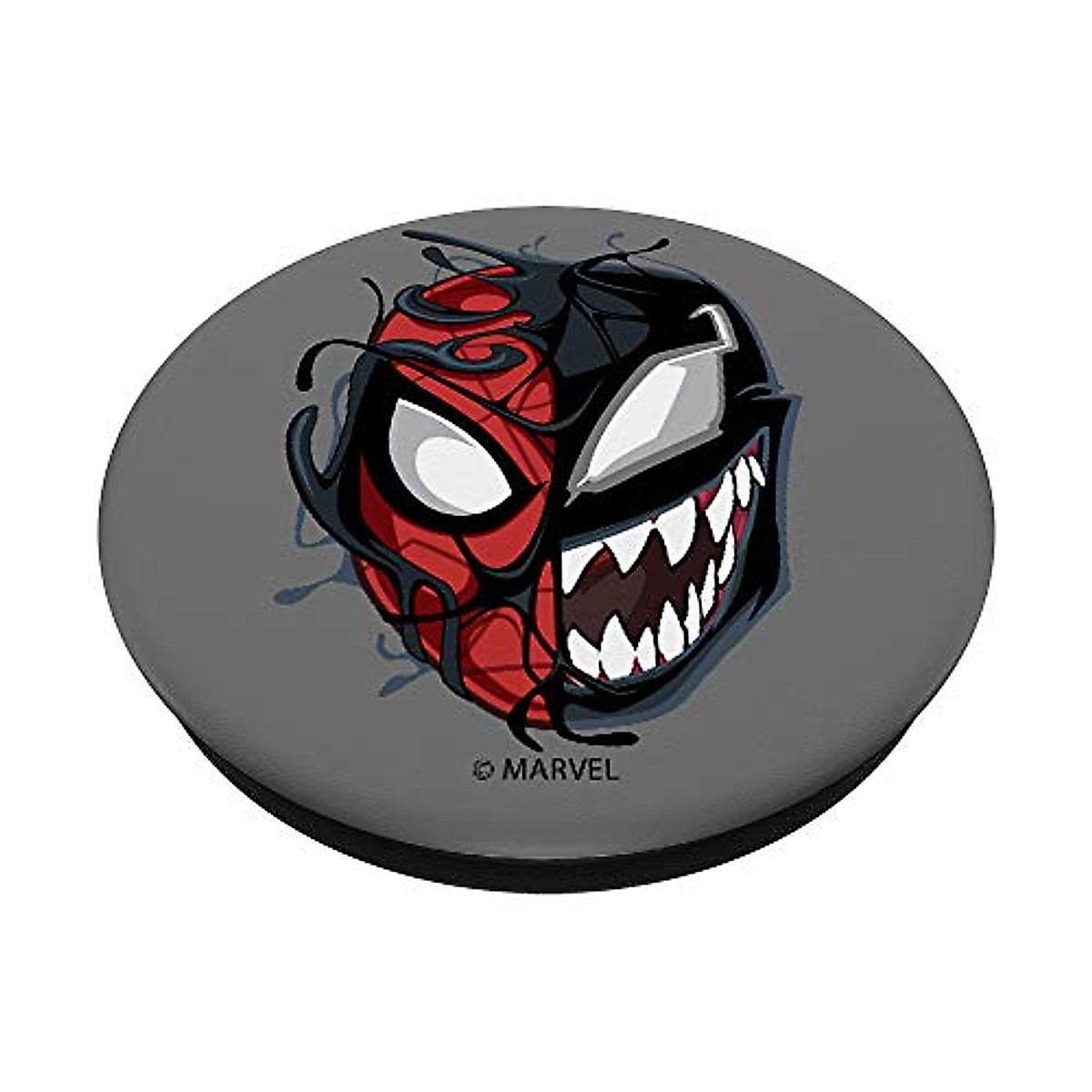 Marvel Spider-Man Venom Split Face PopSockets PopGrip: Swappable Grip for Phones & Tablets