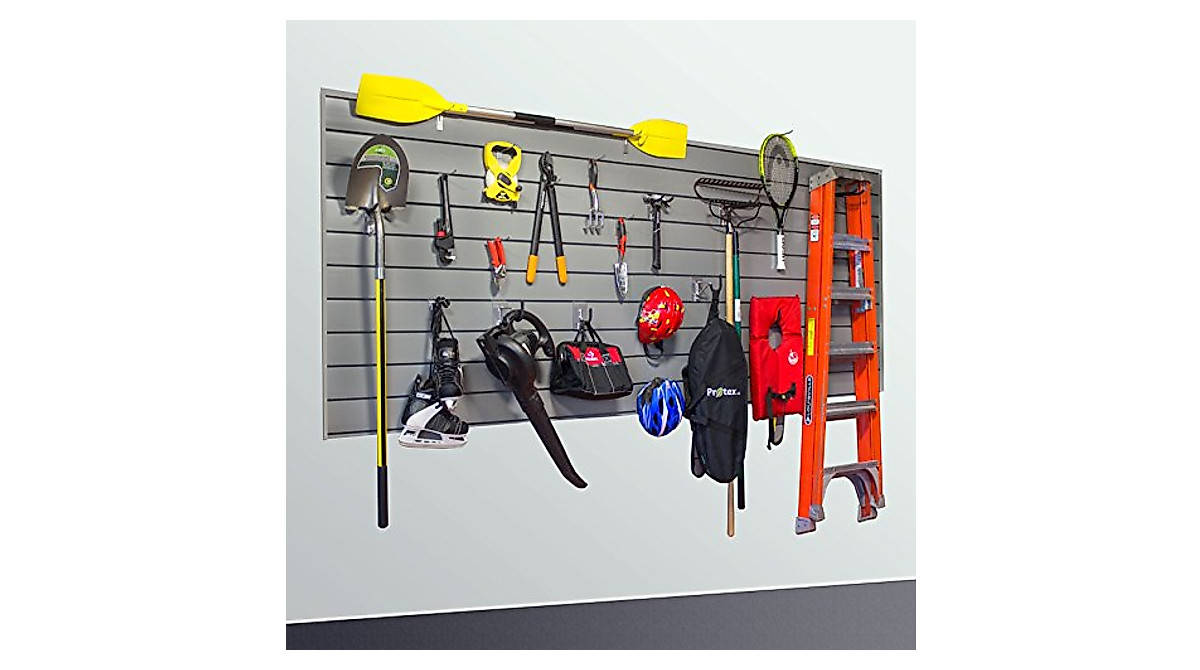 Garage Storage Made Easy with PROSLAT PVC Slatwall Panels