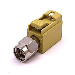 GXMRHWY A-Z Code Fakra Female to SMA Male Adapter Car RF Panel Mount Automotive Radio Connector (K Code)